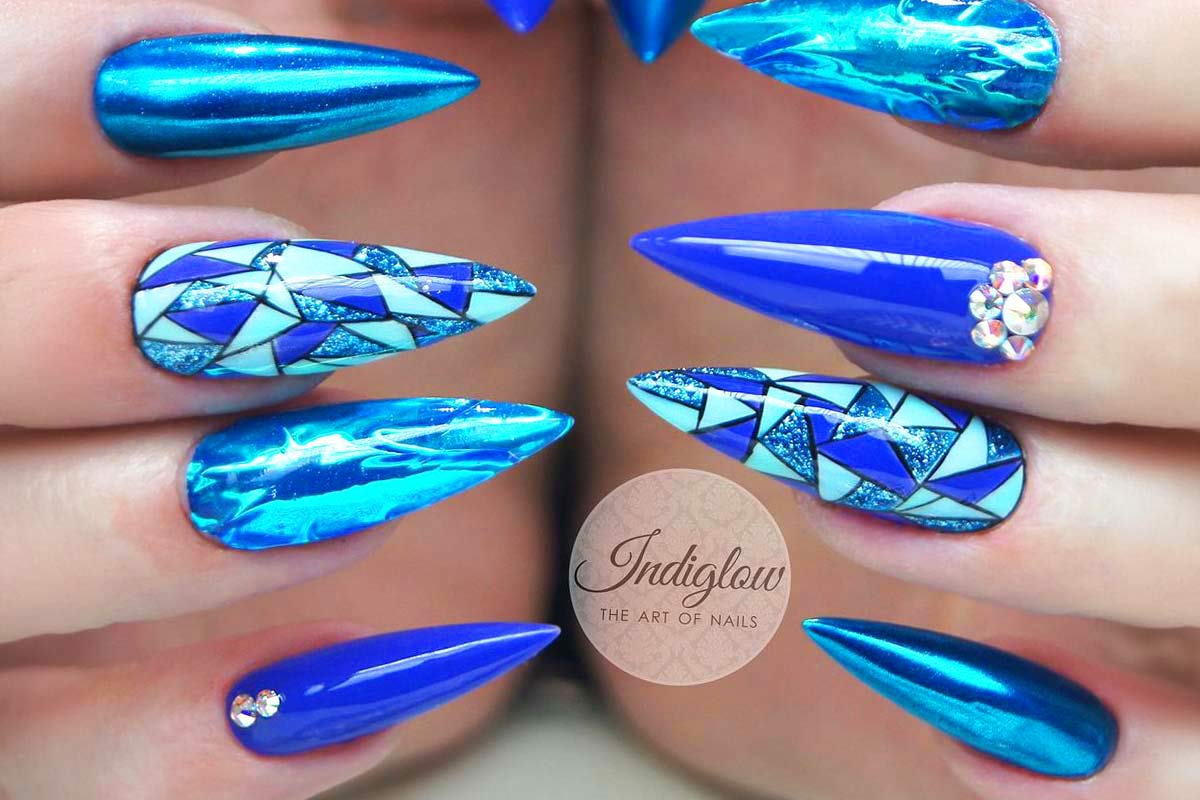 Blue Nails The Hottest Trend of The Season