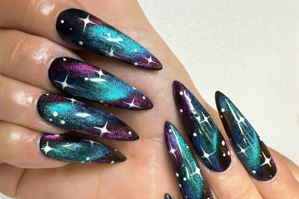 46 Galaxy Nails You Need to Copy Immediately