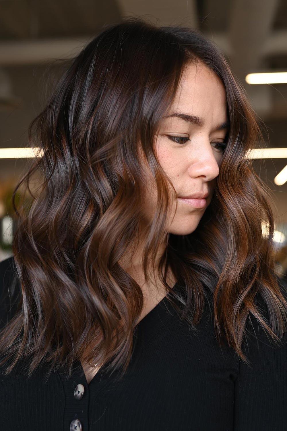 The Allure of Dark Brown Hair Magic