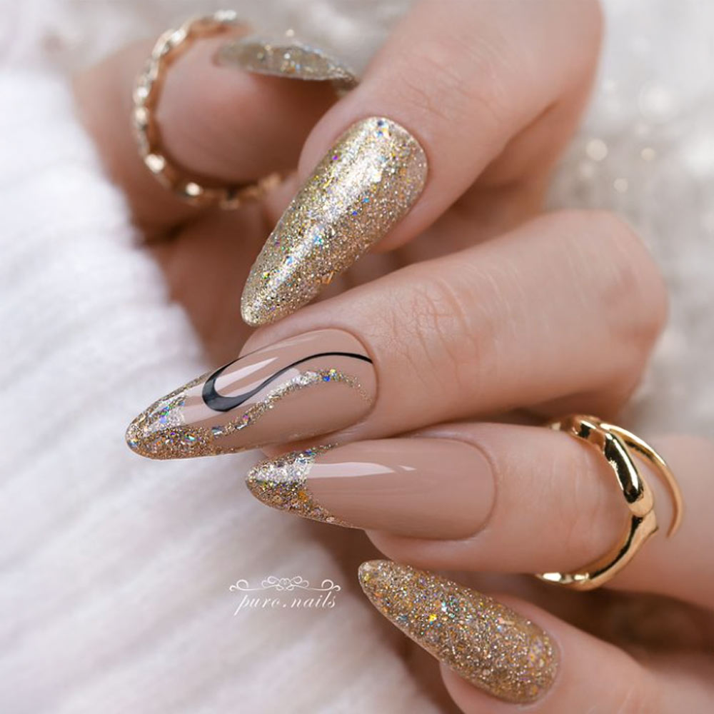 Gold Nails Designs That Will Make You Sparkle Like a Queen