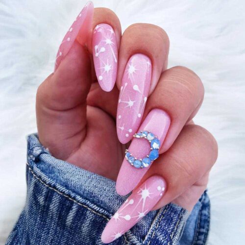 33 Make-A-Wish-Upon-A-Star Design Nails Ideas