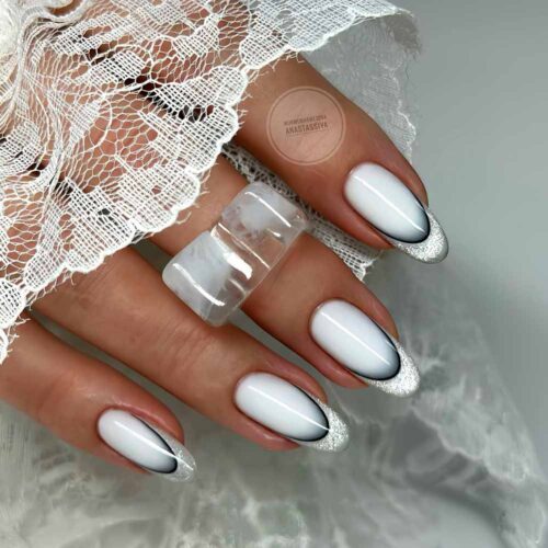 74 French Manicure Designs To Modernize The Classic Mani