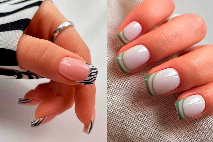 74 French Manicure Designs To Modernize The Classic Mani